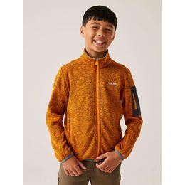Regatta Fleecejacke "Newhill" in Orange - 76% | Gr&ouml;&szlig;e 104 | Kids-fleecejacken-fleecepullover