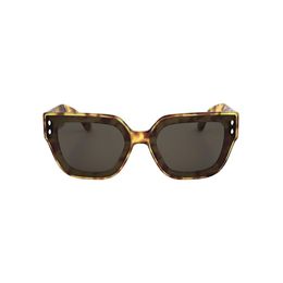 ISABEL MARANT &Eacute;TOILE Damen-Sonnenbrille in Braun/ Gelb - 79% | Gr&ouml;&szlig;e 65 | Damen-brillen