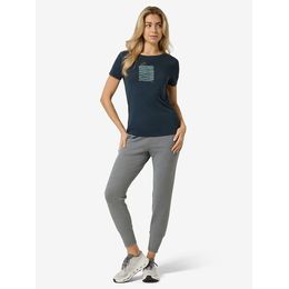 super.natural Trainingsshirt "Sea Line" in Dunkelblau - 56% | Gr&ouml;&szlig;e XL | Damen-outdoor-tops-shirts