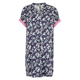 Roadsign Kleid in Dunkelblau/ Wei&szlig;/ Pink - 23% | Gr&ouml;&szlig;e S/M | Damen-kleider