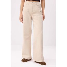 Trendyol Jeans - Comfort fit - in Sand - 68% | Gr&ouml;&szlig;e 38 | Damenjeans
