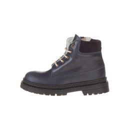 POM POM Leder-Winterboots in Dunkelblau - 43% | Gr&ouml;&szlig;e 29 | Kinderstiefel