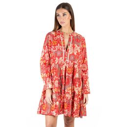 Isla Bonita by SIGRIS Kleid in Rot - 49% | Gr&ouml;&szlig;e L | Damen-kleider