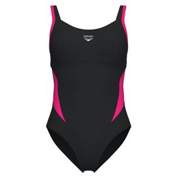 arena Badeanzug in Schwarz/ Pink - 49% | Gr&ouml;&szlig;e 38 | Damen-bademode