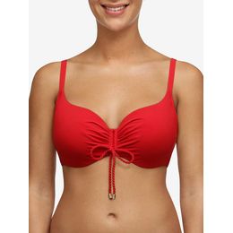 Chantelle Bikini-Oberteil in Rot - 55% | Gr&ouml;&szlig;e 75F | Damen-bademode