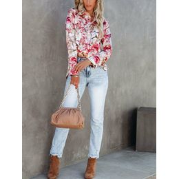 Milan Kiss Bluse in Bunt - 60% | Gr&ouml;&szlig;e L | Damen-blusen