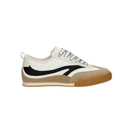 Wojas Leder-Sneakers in Creme/ Hellbraun/ Schwarz - 33% | Gr&ouml;&szlig;e 40 | Damen-sneakers