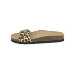 BABUNKERS Family Pantoletten in Braun/ Beige - 53% | Gr&ouml;&szlig;e 40 | Damen-pantoletten
