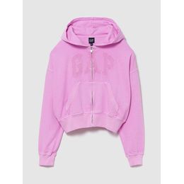 GAP Sweatjacke in Pink - 47% | Gr&ouml;&szlig;e S | Damen-sweatshirts-jacken
