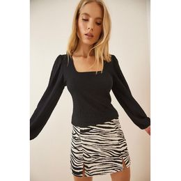 Happiness Istanbul Bluse in Schwarz - 62% | Gr&ouml;&szlig;e 36 | Damen-blusen