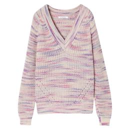 TATUUM Pullover in Lila/ Creme - 68% | Gr&ouml;&szlig;e S | Damen-pullover-cardigans