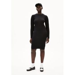 armedangels Strickkleid "Lia" in Schwarz - 54% | Gr&ouml;&szlig;e M | Damen-kleider