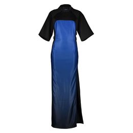 Adidas Kleid "Blue Version" in Blau/ Schwarz - 74% | Gr&ouml;&szlig;e 32 | Damen-kleider