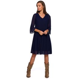 Stylove Kleid in Dunkelblau - 74% | Gr&ouml;&szlig;e XL | Damen-kleider