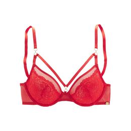 JETTE B&uuml;gel-BH in Rot - 52% | Gr&ouml;&szlig;e 80B | Damen-bhs