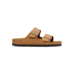 Birkenstock Leder-Pantoletten "Arizona SFB" in Hellbraun - 19% | Gr&ouml;&szlig;e 37 | Damen-pantoletten