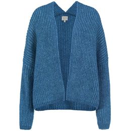 Herrlicher Cardigan "Alissa" in Blau - 57% | Gr&ouml;&szlig;e S | Damen-pullover-cardigans