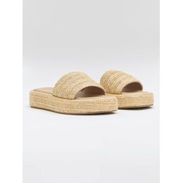 Bellucci Pantoletten in Beige - 40% | Gr&ouml;&szlig;e 38 | Damen-pantoletten