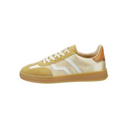 Gant Footwear Leder-Sneakers "Cuzima" in Gold/ Beige - 53% | Gr&ouml;&szlig;e 38 | Damen-sneakers