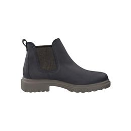 Paul Green Leder-Chelsea-Boots in Anthrazit - 55% | Gr&ouml;&szlig;e 40,5 | Stiefeletten