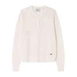 Pepe Jeans Cardigan in Wei&szlig; - 55% | Gr&ouml;&szlig;e M | Damen-pullover-cardigans