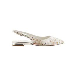 H&ouml;gl H&ouml;gl Leder-Slingballerinas "Mona" in Creme - 55% | Gr&ouml;&szlig;e 40 | Damen-ballerinas