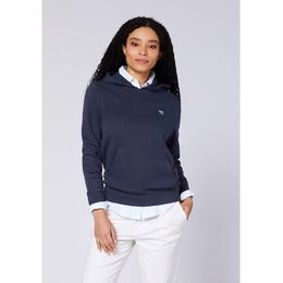 POLO SYLT Hoodie in Dunkelblau - 47% | Gr&ouml;&szlig;e XL | Damen-sweatshirts-jacken