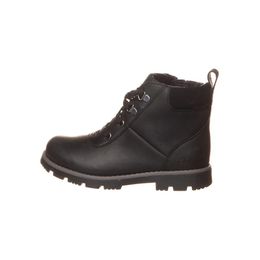 Clarks Leder-Boots "Health Go" in Schwarz - 57% | Gr&ouml;&szlig;e 25,5 | Kinderstiefel