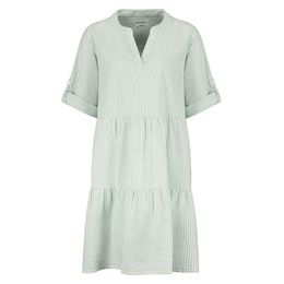 fresh made Kleid in Gr&uuml;n/ Wei&szlig; - 60% | Gr&ouml;&szlig;e S | Damen-kleider