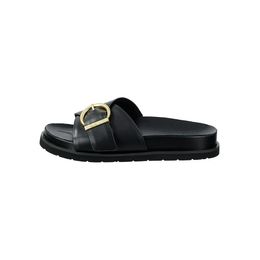 Gant Footwear Leder-Pantoletten "Mardale" in Schwarz - 49% | Gr&ouml;&szlig;e 40 | Damen-pantoletten