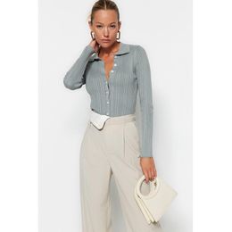 Trendyol Cardigan in Grau - 53% | Gr&ouml;&szlig;e M | Damen-pullover-cardigans