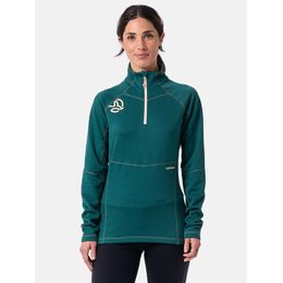 Ternua Fleecepullover "Momhill" in T&uuml;rkis - 66% | Gr&ouml;&szlig;e XL | Damenpullover