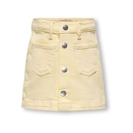 KIDS Only Jeansrock "Amazing" in Gelb - 29% | Gr&ouml;&szlig;e 116 | Kinderroecke