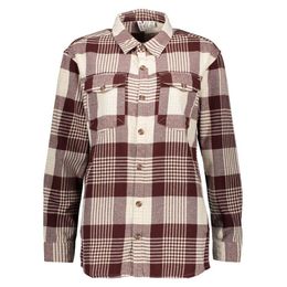Roxy Flanellhemd "Let It Go" in Rot/ Beige - 71% | Gr&ouml;&szlig;e M | Damen-blusen