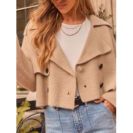 Milan Kiss Cardigan in Beige - 67% | Gr&ouml;&szlig;e S | Damen-pullover-cardigans