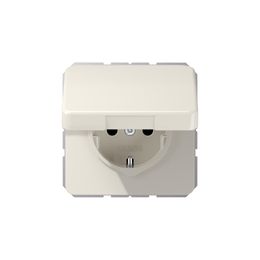 Jung SCHUKO-Steckdose 16A 250V Klappdeckel CD 1520 BFKIKL (CD1520BFKIKL)