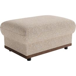 Sit & More Polsterhocker SIT & MORE, B:92cm H:46cm T:63cm, beige, 100% Polyester, Hocker, "Cordoba", modernes Design