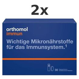 2x Orthomol Immun Trinkfl&auml;schchen/Tabl.Kombipack. Set 30 St