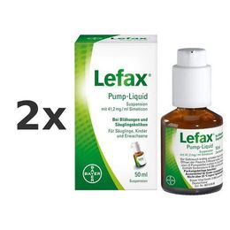 BAYER 2x Lefax Pump-Liquid 50 ml