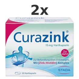 STADA 2x Curazink Hartkapseln 50 St