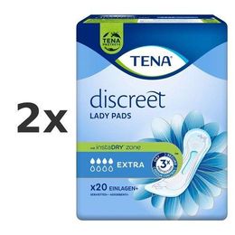 Essity Germany GmbH 2x Tena Lady Discreet Inkontinenz Einlagen extra 240 St