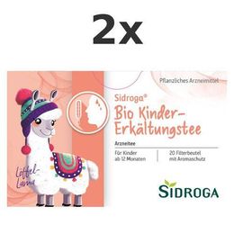 2x Sidroga Bio Kinder-Erk&auml;ltungstee Filterbeutel 30 g