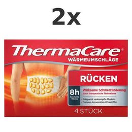 2x ThermaCare W&auml;rmeumschl&auml;ge R&uuml;ckenschmerzen S-XL 4 St