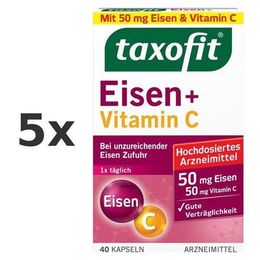 MCM KLOSTERFRAU Vertr. GmbH 5x Taxofit Eisen+Vitamin C Kapseln 40 St