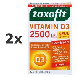 MCM KLOSTERFRAU Vertr. GmbH 2x Taxofit Vitamin D3 2500 I.E. Tabletten 50 St