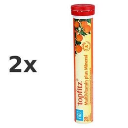 HERMES Arzneimittel 2x Topfitz Multivitamin+Mineral Brausetabletten 20 St