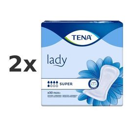Essity Germany GmbH 2x Tena Lady super Inkontinenz Einlagen 180 St