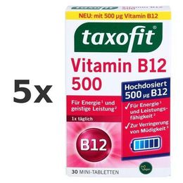 MCM KLOSTERFRAU Vertr. GmbH 5x Taxofit Vitamin B12 500 Minitabletten 30 St