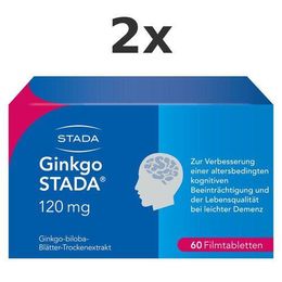 2x Ginkgo STADA 120 mg Filmtabletten 60 St