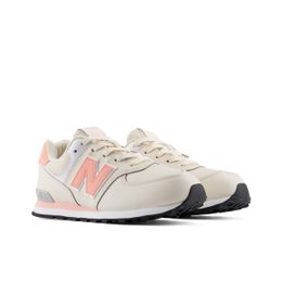 New Balance Kinder Sneaker "574", Gr. 37linen, pink lemonade, Synthetik, Textil, Schuhe